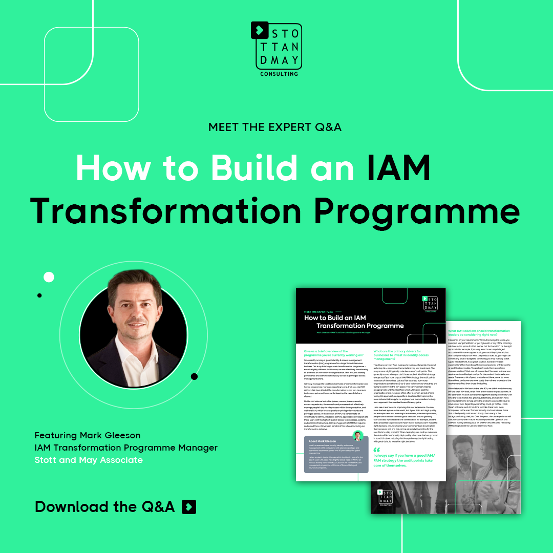 How to Build an IAM Transformation Programme